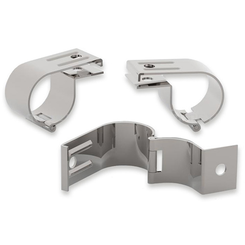 Stainless Steel Clamp Ø 60mm polished for lamp holder